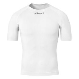Kompressionsshirt Uhlsport "Shortsleeve Performance Pro Kids", M&auml;dchen, Gr. 128, wei&szlig;, Obermaterial: 100% Polyamid Polyam.recyc., Shirts