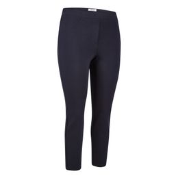 Jerseyhose KjBRAND "Jenny", Damen, Gr. 42, N-Gr, marine, Jersey, Obermaterial: 68% Viskose, 27% Polyamid, 5% Elasthan, figurbetont kn&ouml;chelfrei, Hosen Jerseyhose, mit elastischem Schlupfbund