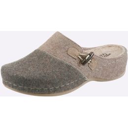 Pantoffel Classic Basics, Damen, Gr. 36, braun, Filz, Basic, Schuhe