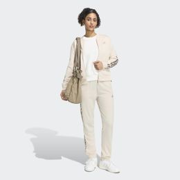 Trainingsanzug adidas Sportswear "3-STRIPES LEOPARD PRINT", Damen, Gr. L, crystal linen, Obermaterial: 100% Polyester, Sportanz&uuml;ge Trainingsanzug