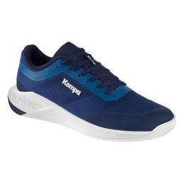 Hallenschuh Kempa "Hallen-Sport-Schuhe Kourtfly Two", M&auml;dchen, Gr. 6,5, blau (blau, wei&szlig;), Obermaterial: 100% Textilmaterial TEXMAT., Schuhe Hallenschuh