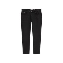 Marc O'Polo Tapered-fit-Jeans MARC O'POLO DENIM, Herren, Gr. 32, L&auml;nge 32, schwarz_multi, Denim/Jeans, Obermaterial: 99% Baumwolle, 1% Elasthan, gerade, unten schmal lang, Jeans, Model Aric tapered aus Bio-Baumwoll-Mix