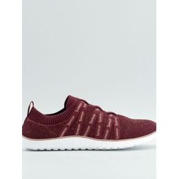 Slipper Kangaroos, Damen, Gr. 37, rot (burgund), Textil, Schuhe Slipper