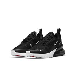 Sneaker Nike Sportswear "AIR MAX 270 (GS)", M&auml;dchen, Gr. 36,5, schwarz, wei&szlig;, anthrazit, Synthetik, Textil, Schuhe Sneaker, auf den Spuren des Air Max 180 und Air Max 93,Kinder & Jugendliche