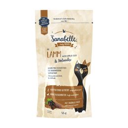 Sanabelle Katzensnack Lamm und Holunder 3x55g