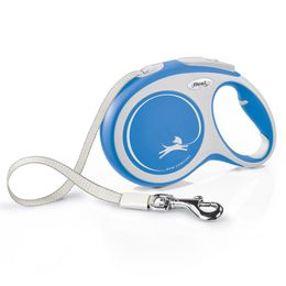 Flexi New Comfort Gurtleine blau L 8m