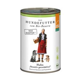 Defu Bio-Huhn Sensitiv Hunde-Nassfutter getreidefrei 12x410g