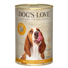 DOG&rsquo;S LOVE Dog's Love B.A.R.F. Pute Pur 6x400g