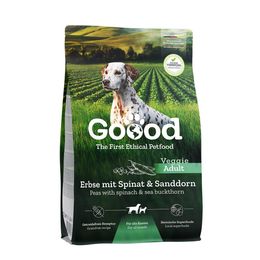 Goood Adult Veggie Erbse mit Spinat & Sanddorn Hunde-Trockenfutter vegetarisch 1,8kg