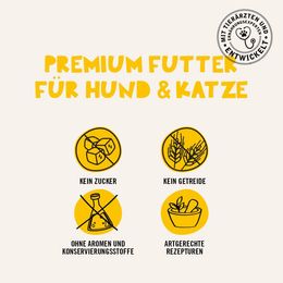 Dogs'n Tiger Labsal Senior Nassfutter Huhn Katzen-Nassfutter getreidefrei 6x200g