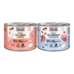 MAC's Cat Fleischmen&uuml; Kitten Mixpaket Katzen-Nassfutter getreidefrei 12x200g