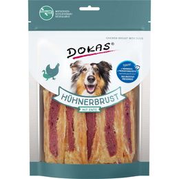 Dokas H&uuml;hnerbrust mit Ente Hundesnacks hoher Fleischanteil 220g