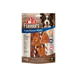 8IN1 Triple Flavour Wings Hundesnacks Zahnpflege 6 St&uuml;ck