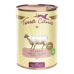 Terra Canis Lamm mit Zucchini Hunde-Nassfutter getreidefrei 6x400g