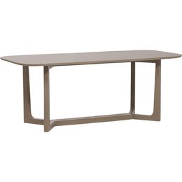 Esstisch Woood "Ferion mit Massivmangoholz und modernem form B 240 x T 90 x H 76 cm", mud, B:180cm H:76cm T:90cm, Tische, Esstisch, Tragkraft 100 kg, einfach zu montieren, sichtbare Maserung