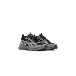 Sneaker Reebok CLASSIC "REEBOK CHARGE RUN", Herren, Gr. 45, schwarz-wei&szlig; (pure grau 6, pure grau 5, schwarz), Leder, Synthetik, Textil, Schuhe Sneaker