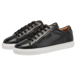 JOOP! Sneaker JOOP "tinta coralie sneaker yd6", Herren, Gr. 42, schwarz, Rindsleder, Schuhe Sneaker