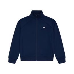 Trainingsjacke Ellesse "TISH TRACK JACKET", M&auml;dchen, Gr. 128/134 (8/9), navy, Jersey, Obermaterial: 88% Polyester, 12% Elasthan, unifarben, normal, Rundhals, Raglan&auml;rmel Rippb&uuml;ndchen, Jacken Trainingsjacke, sportliche Passform, f&uuml;r Sportmode