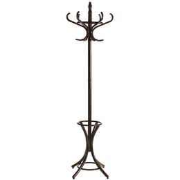 Garderobenst&auml;nder Home Affaire "Sch&ouml;nerempfang", braun (dunkelbraun), B:56cm H:184cm T:56cm, Massivholz, Garderobenst&auml;nder, aus massiver Birke, im Landhaus-Stil