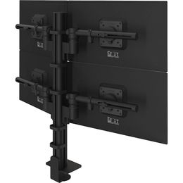 Dataflex Monitorarm Viewgo Modular, H&ouml;henverstellung 645 mm, f&uuml;r 4 Monitore, schwarz