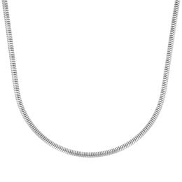 Collierkettchen s.Oliver "2039742", silber (edelstahlfarben), Halsketten, Herren, Edelstahl, L: 55 B: 3,1mm, B:3,1mm