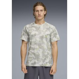 Trainingsshirt Puma "M PWRTRAIN AOP TEE", Herren, Gr. 3XL, glacial gray, apple spritz, Web, Obermaterial: 100% Polyester, gemustert, regular fit normal, Rundhals, Shirts, Regular Fit, kurze &Auml;rmel, f&uuml;r Fitness und sportliche Aktivit&auml;ten