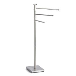 zeller Present Handtuchhalter, Silber, Metall, 22x88x18 cm, schwenkbar, Badaccessoires, Duschzubeh&ouml;r, Handtuchhalter