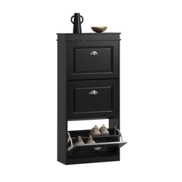 sobuy SCHUHSCHRANK Schwarz