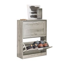 sobuy SCHUHSCHRANK Grau