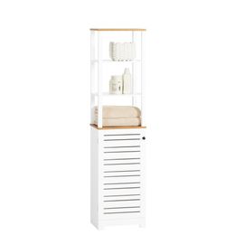 sobuy HOCHSCHRANK Wei&szlig;