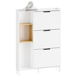 sobuy SCHUHKIPPER Wei&szlig;