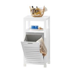 sobuy W&Auml;SCHESCHRANK Wei&szlig;