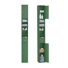 sobuy HOCHSCHRANK schmal Gr&uuml;n
