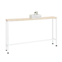 sobuy KONSOLENTISCH Wei&szlig;