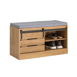 sobuy SCHUHBANK Natur