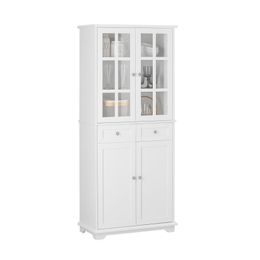 sobuy K&Uuml;CHENSCHRANK Wei&szlig;