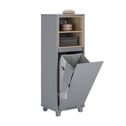 sobuy W&Auml;SCHESCHRANK Dunkelgrau