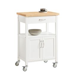 sobuy K&Uuml;CHENWAGEN Wei&szlig;
