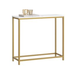 sobuy KONSOLENTISCH Golden