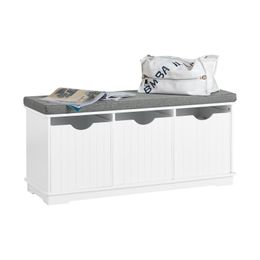 sobuy SCHUHBANK Wei&szlig;