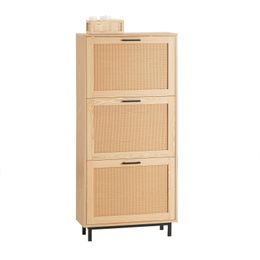 sobuy SCHUHSCHRANK NATUR