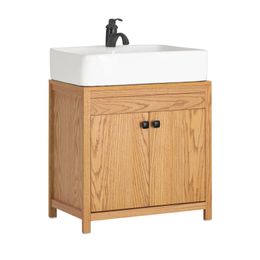 sobuy WASCHBECKENUNTERSCHRANK Natur