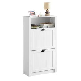 sobuy SCHUHSCHRANK Wei&szlig;
