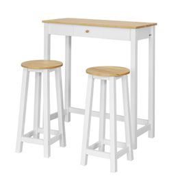 sobuy BARTISCH + 2 x BARHOCKER