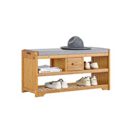 sobuy SCHUHBANK Natur