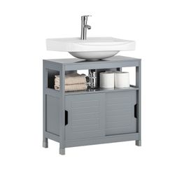 sobuy WASCHBECKENUNTERSCHRANK Grau