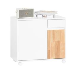 sobuy ROLLCONTAINER Wei&szlig;