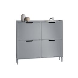sobuy SCHUHSCHRANK Grau