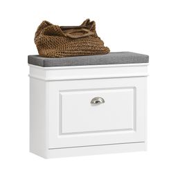 sobuy SCHUHBANK Wei&szlig;