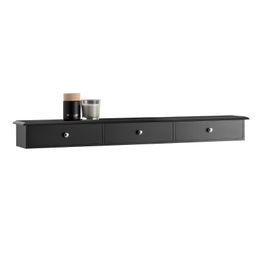 sobuy WANDREGAL Schwarz